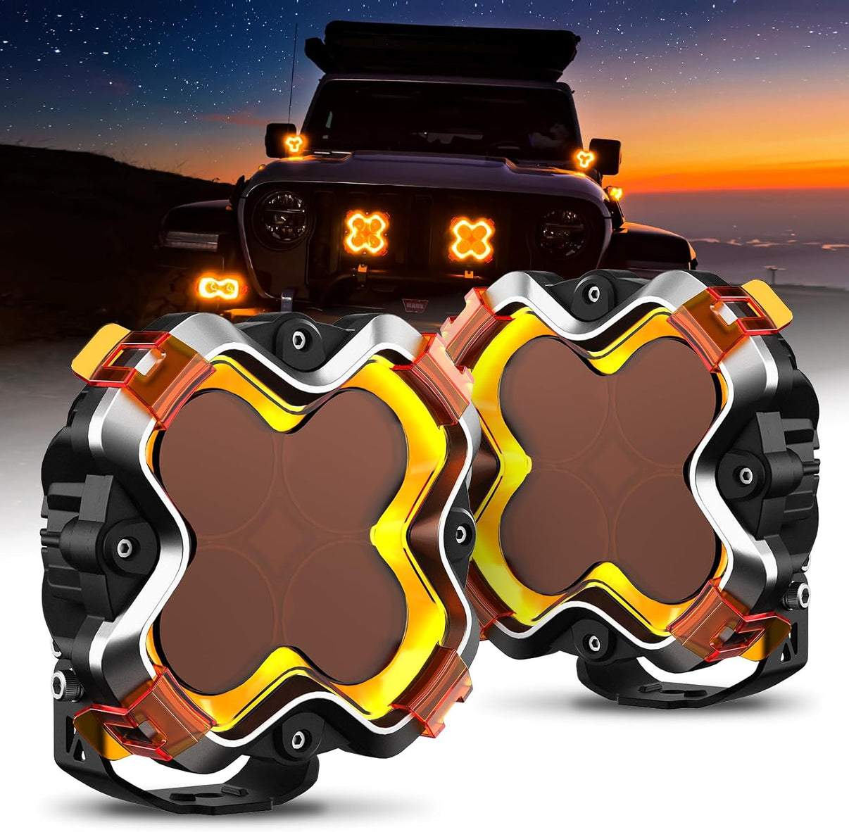 Novsight HALO Series 6" LED Pod Lights – High-Performance Off-Road Lig ...
